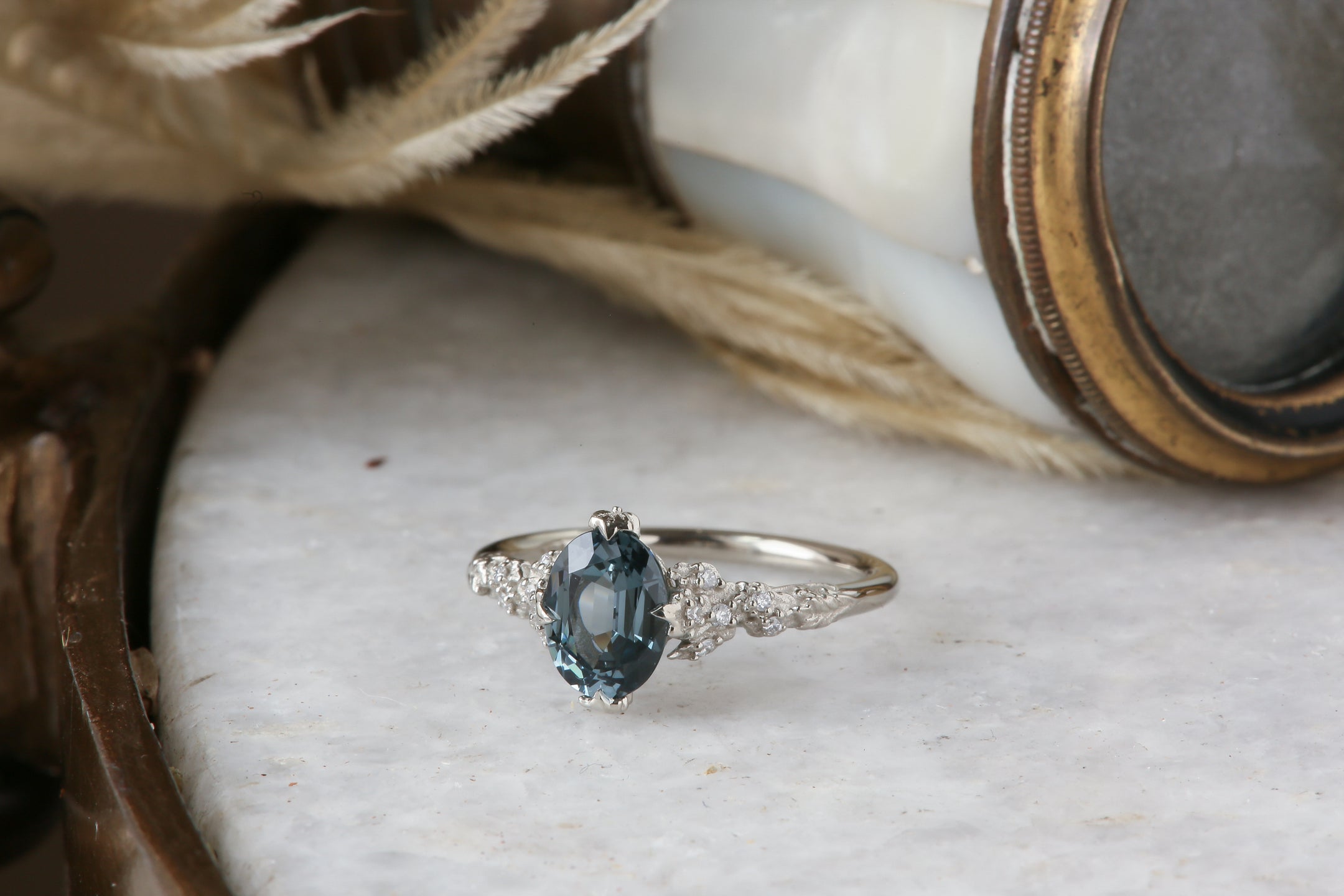 The Belladonna Heirloom Setting - Solitaire Engagement Ring Setting ...