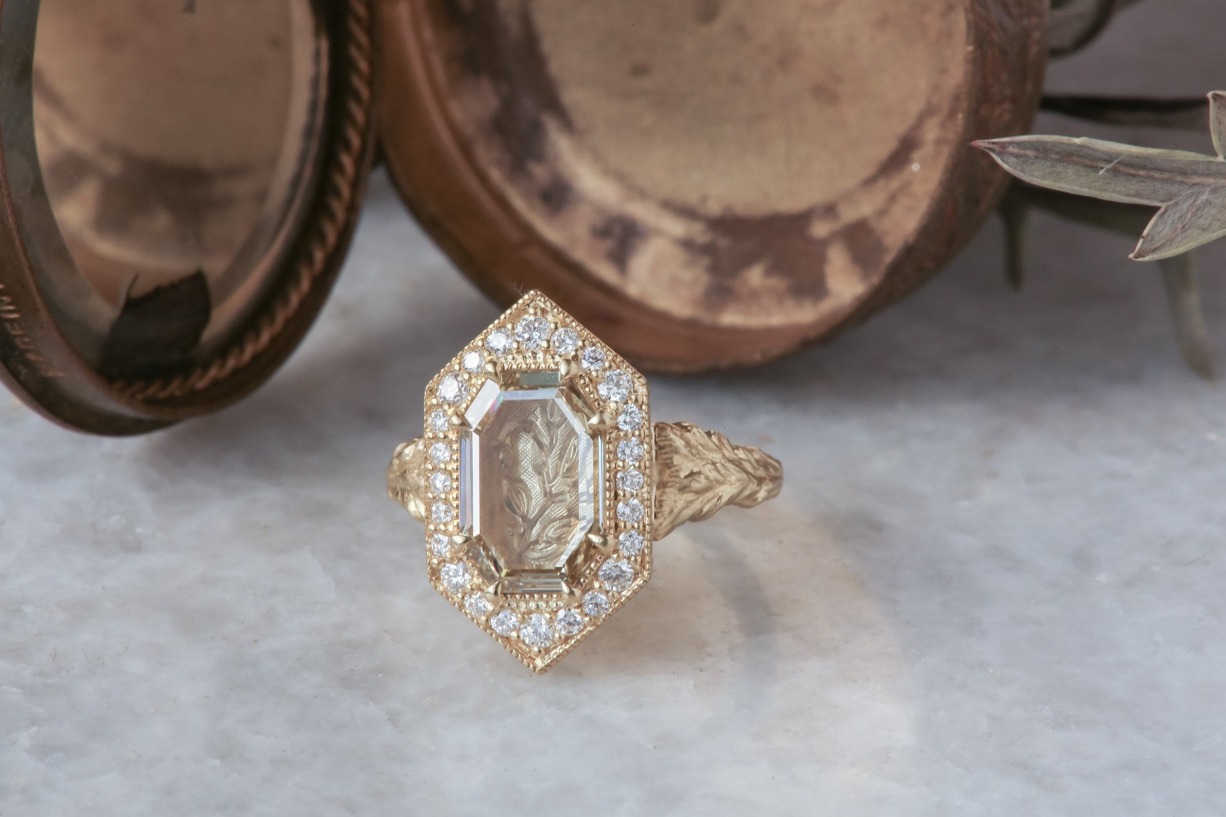 The Illuminated No. 1 Ring in Natural Portrait Cut Diamond – The North ...