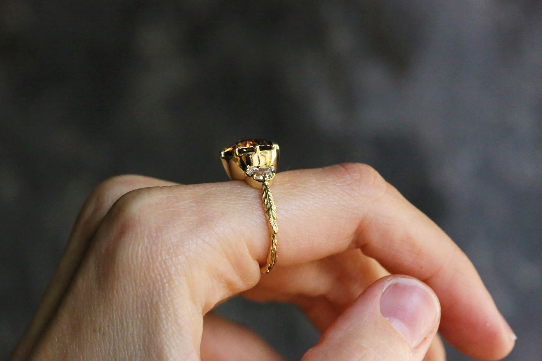 The Sisters Three Heirloom Setting - Three Stone Diamond Engagement Ri ...